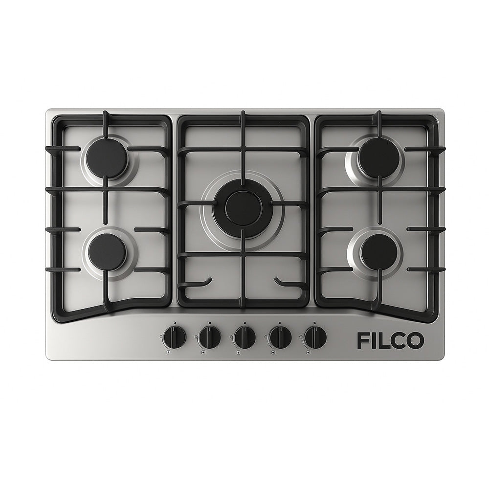 FILCO STAINLESS STEEL 5 BURNER HOB Model 501WS