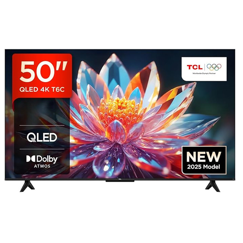 TCL 50 INCH SMART & 4K QLED TV Model 50T6C