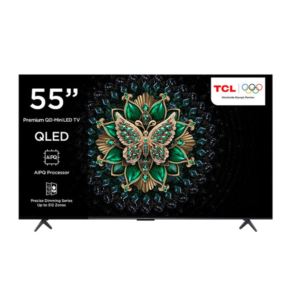 TCL 55 INCH SMART & 4K QD MINILED TV Model 55C6K